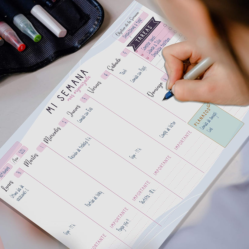 Planificador Semanal A4 | PACKLIST